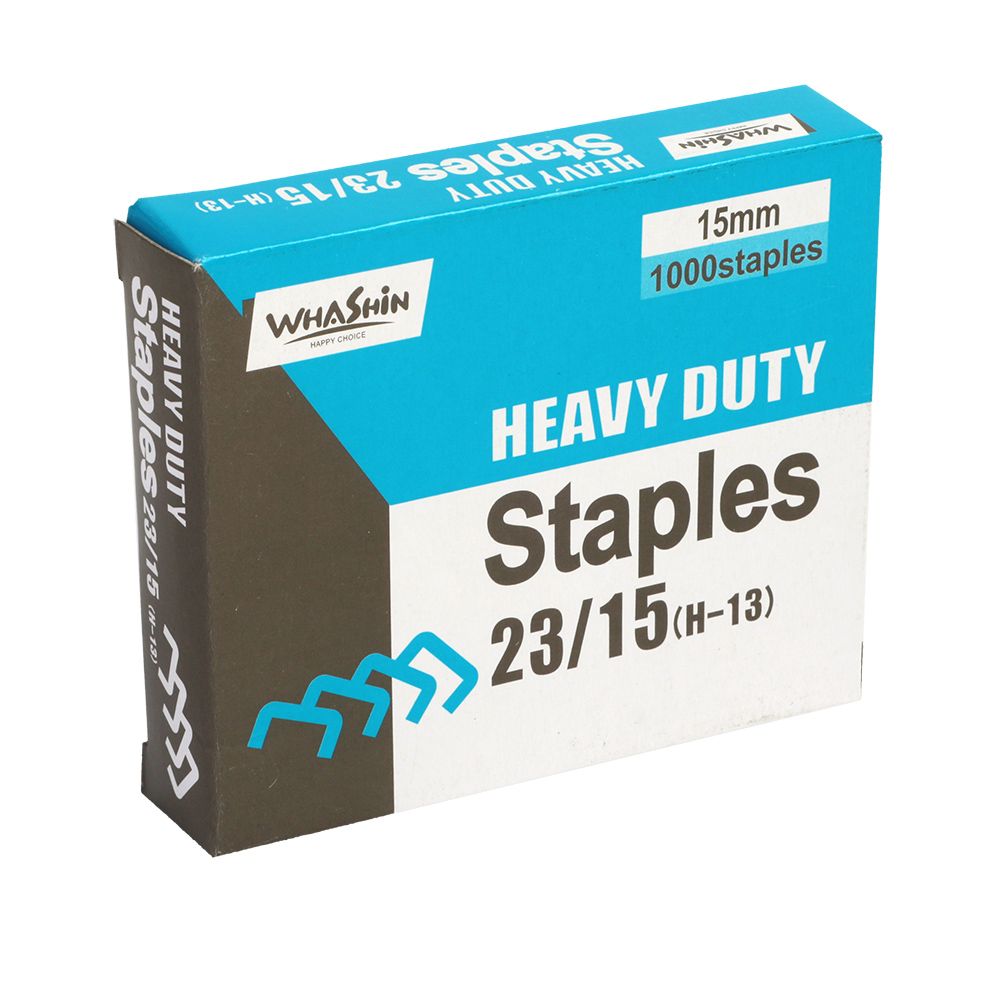 Whashin Staples 15mm No23/15 W269 Box 1000 | Waltons