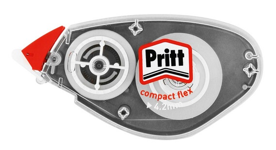 Pritt correction fluid roller type compact 4.2mm width 4.2mm x 8m (Per ...