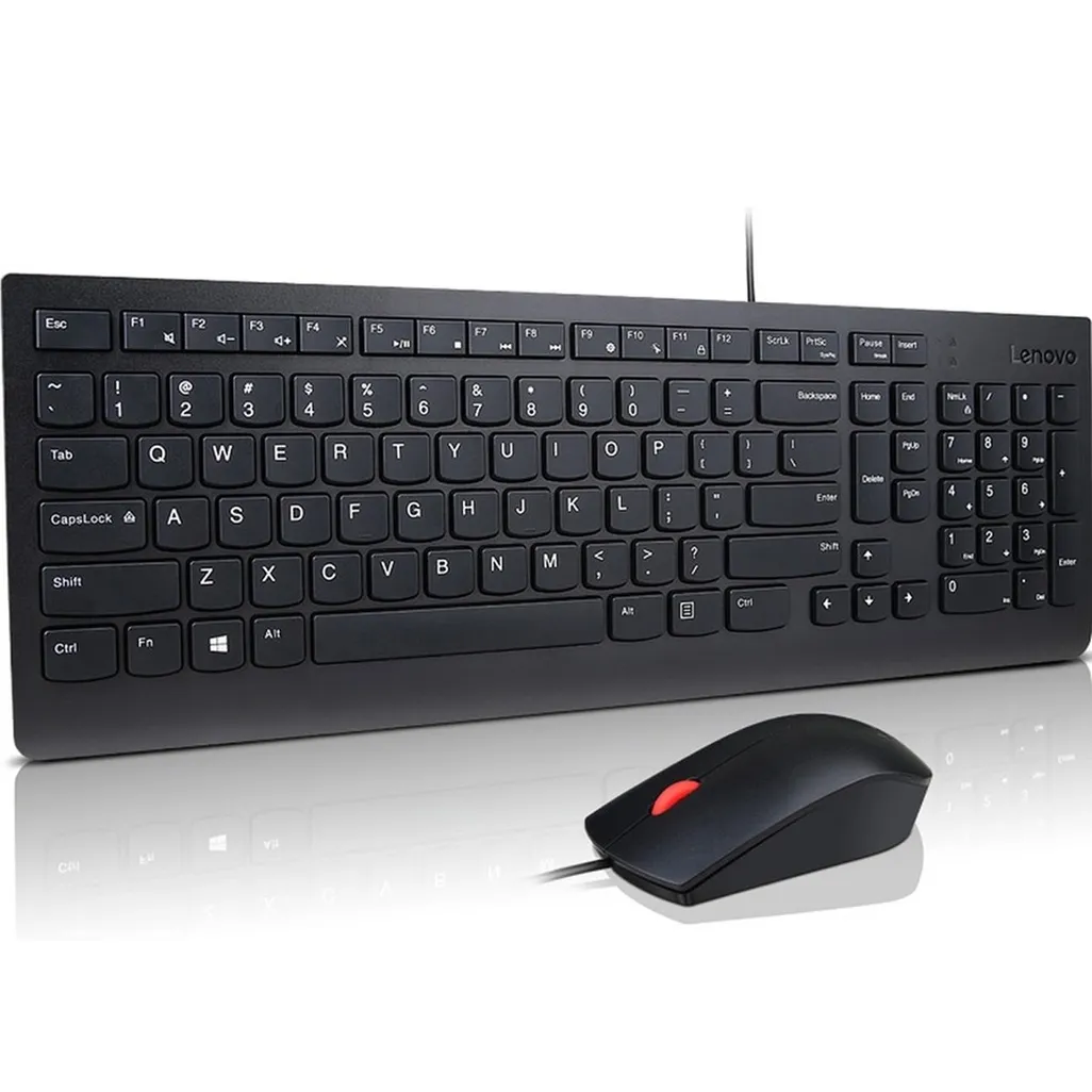 Lenovo Essential Wired Keyboard & Mouse Combo 4X30L79883 | Waltons