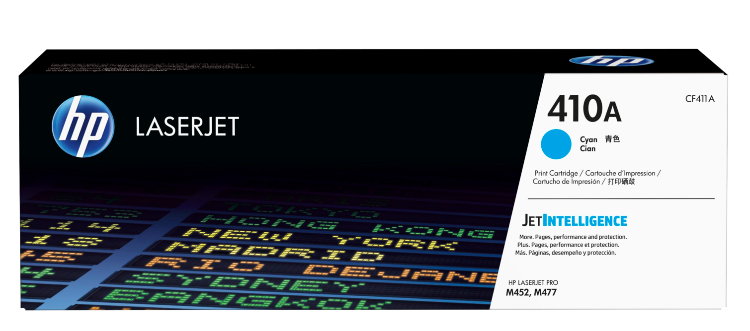 HP No. 411A Original LaserJet Toner Cartridge - Cyan (CF411A) | Waltons