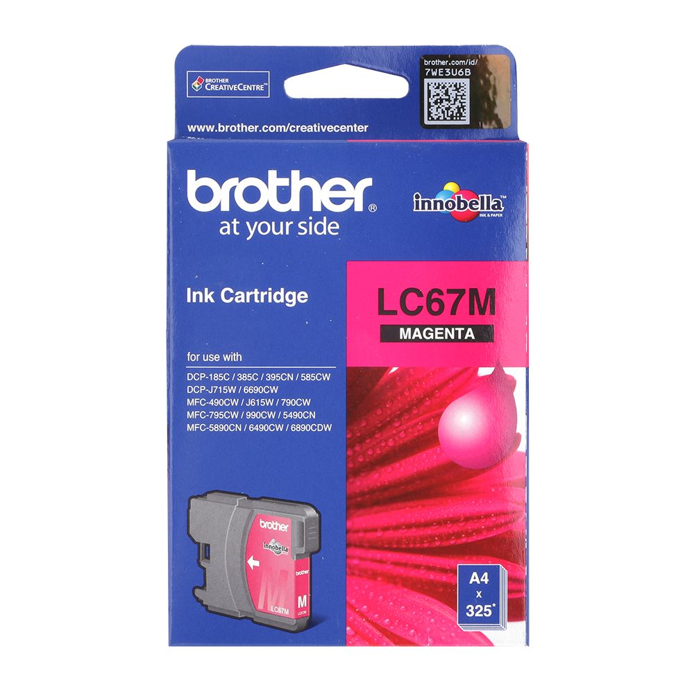 Brother ink original cartridge magenta LC 67 | Waltons