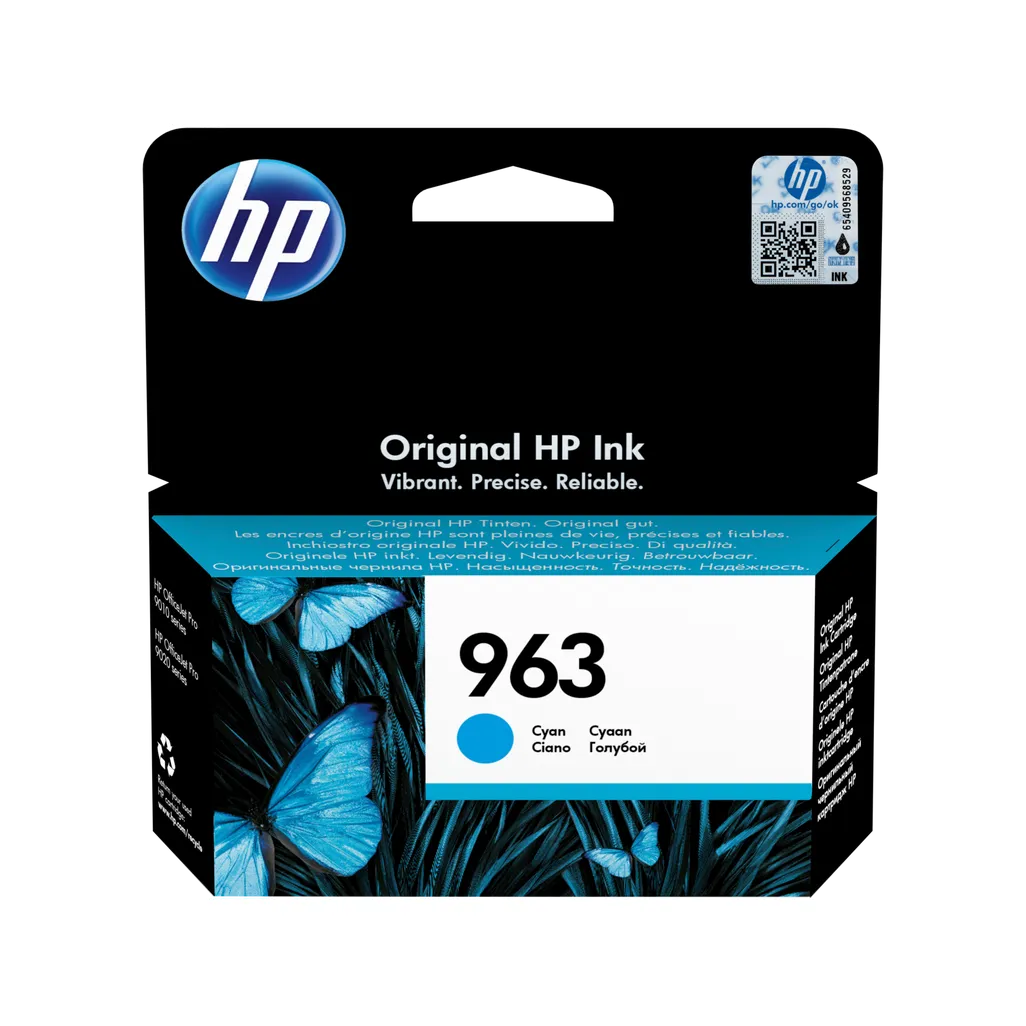HP No 963 Ink Cyan H3Ja23Ae | Waltons