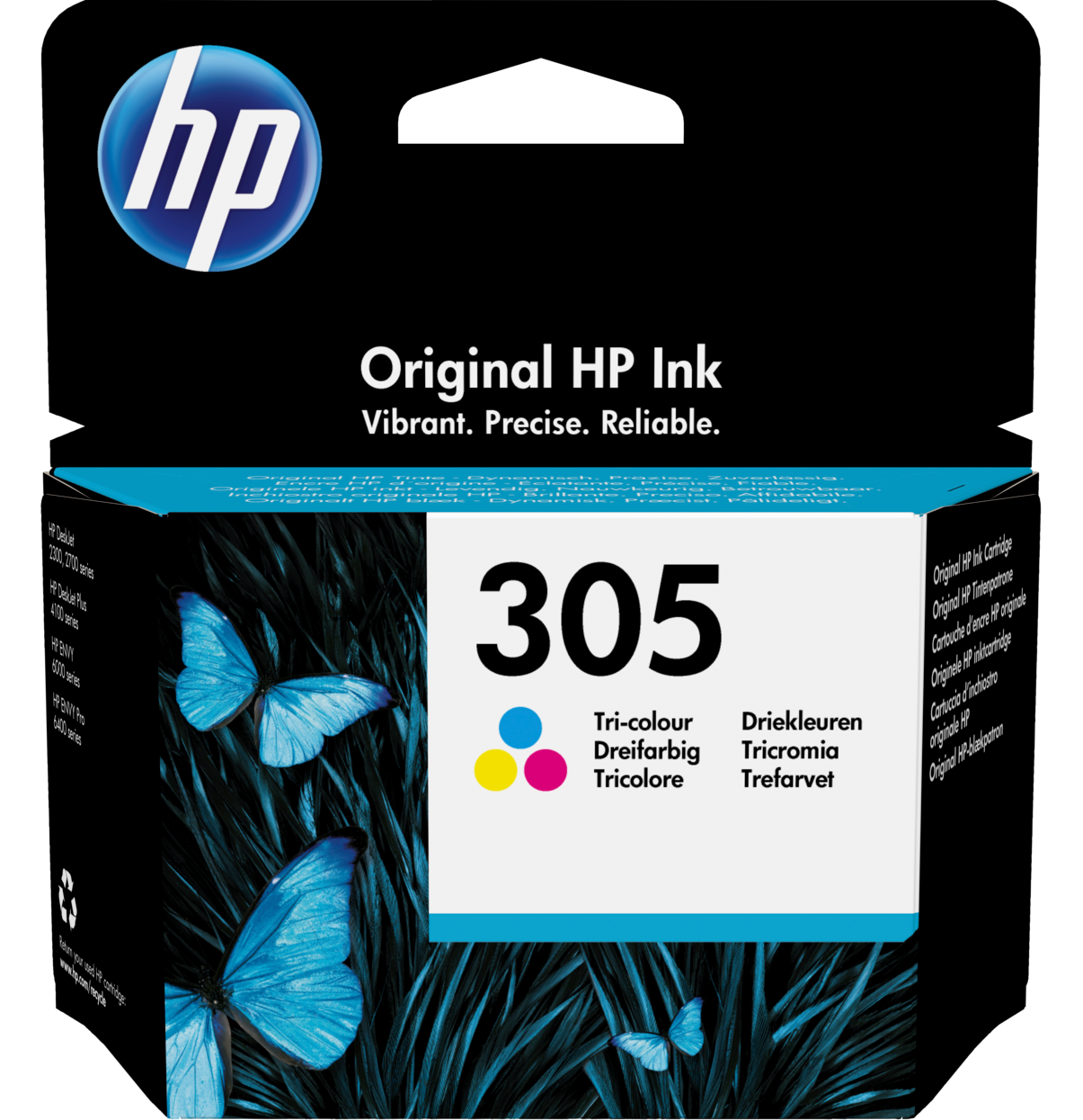 HP No 305 Tri-Colour Original Ink for Deskjet H3YM60AE (Each) | Waltons