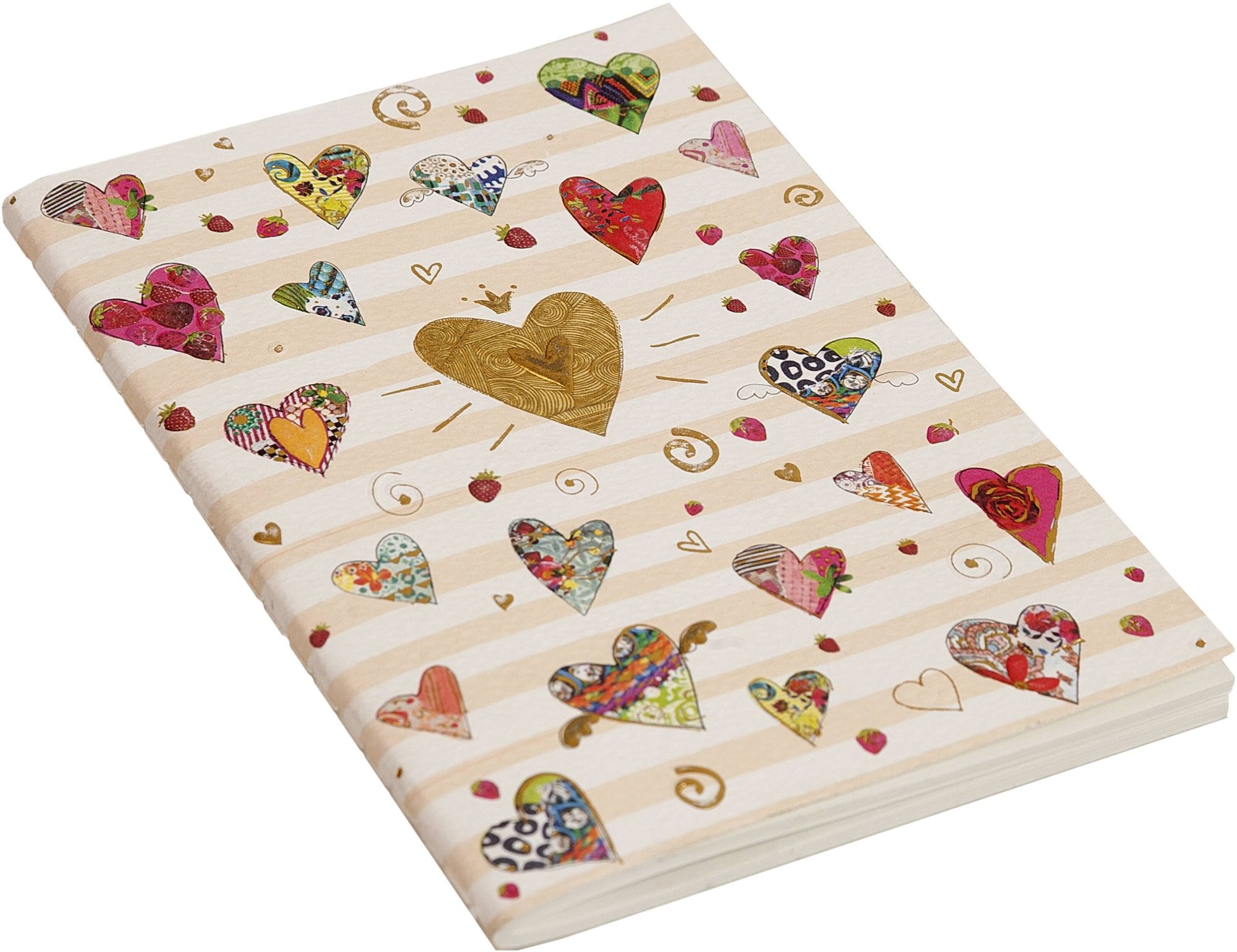 Turnowsky A6 Stitched Notebook Heart | Waltons