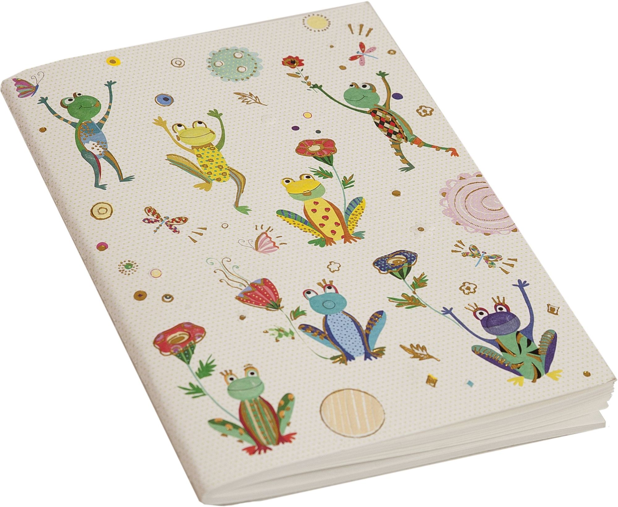 Turnowsky A6 Stitched Notebook Frogs | Waltons