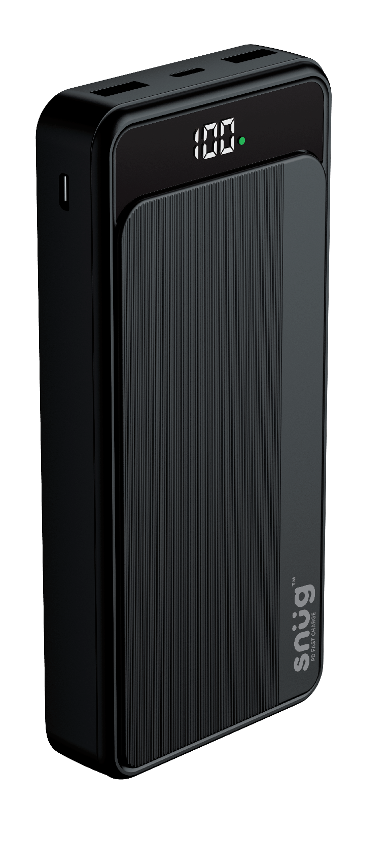 Snug 20000mAh LED Dig PD Powerbank Black SNPB-20000-PDIG (Each) | Waltons