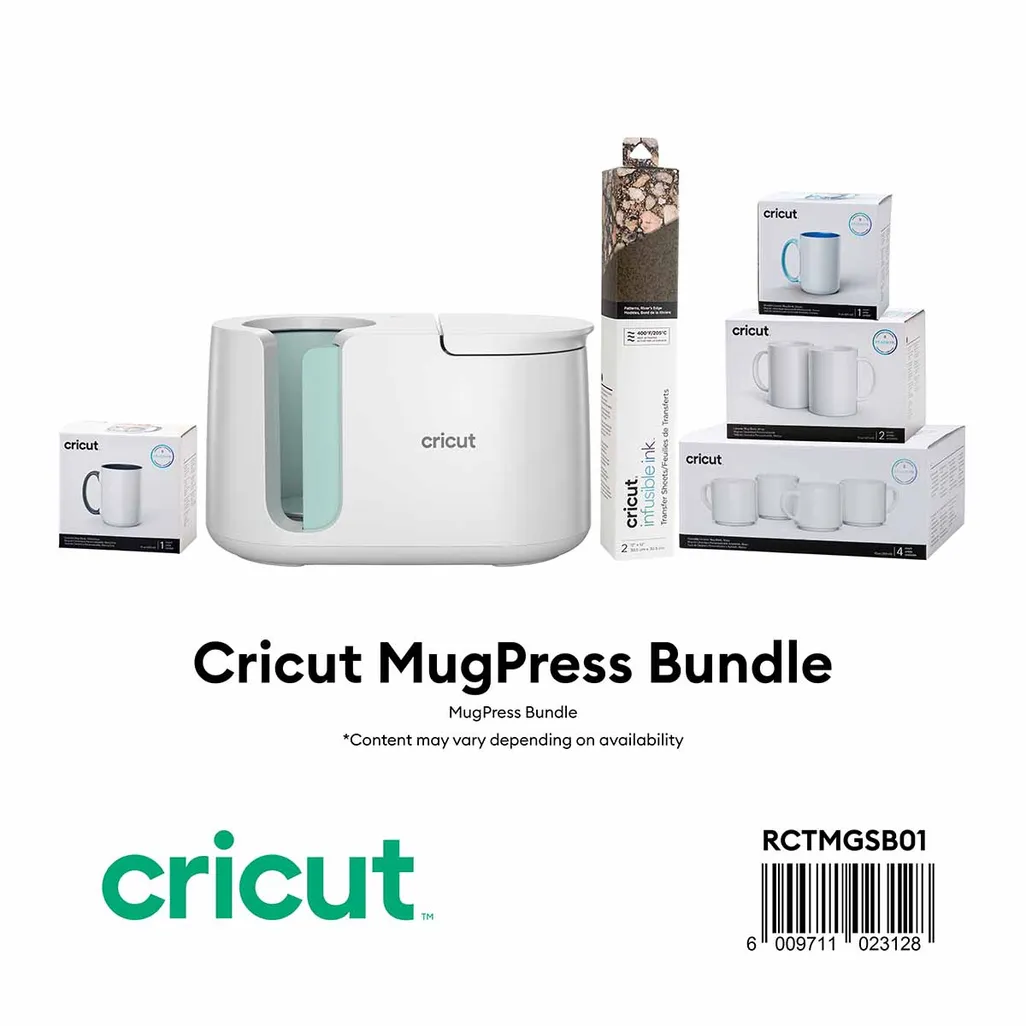 Cri RCTMGSB01 Mugpress Starter Bundle (Include Mugs & Infusible | Waltons