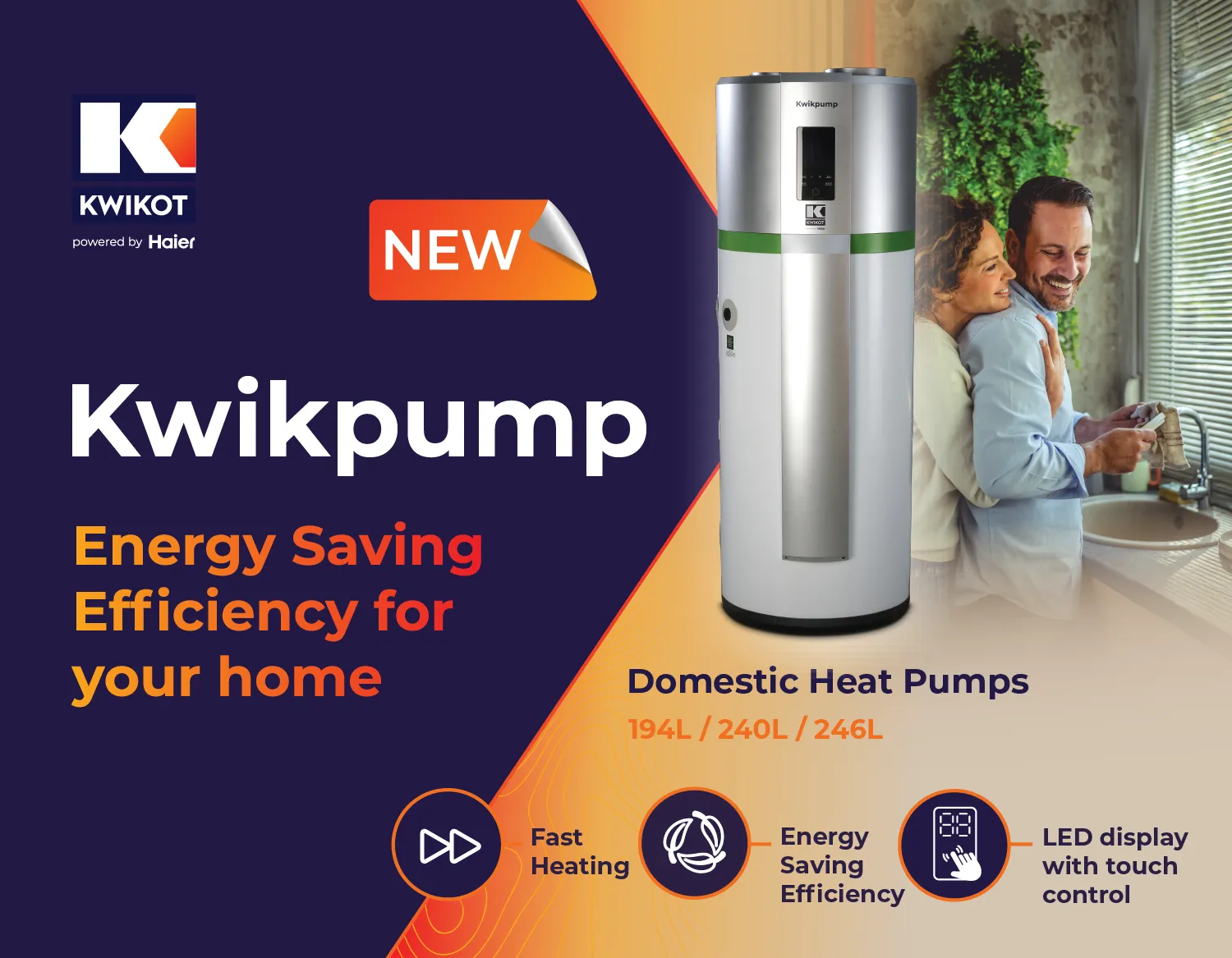 Integrated Domestic Heat Pumps | Kwikot