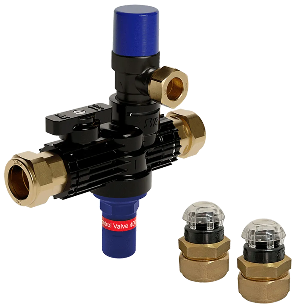 Multi Grivory Pressure Control Valve 400kPa/22mm Pack | Kwikot