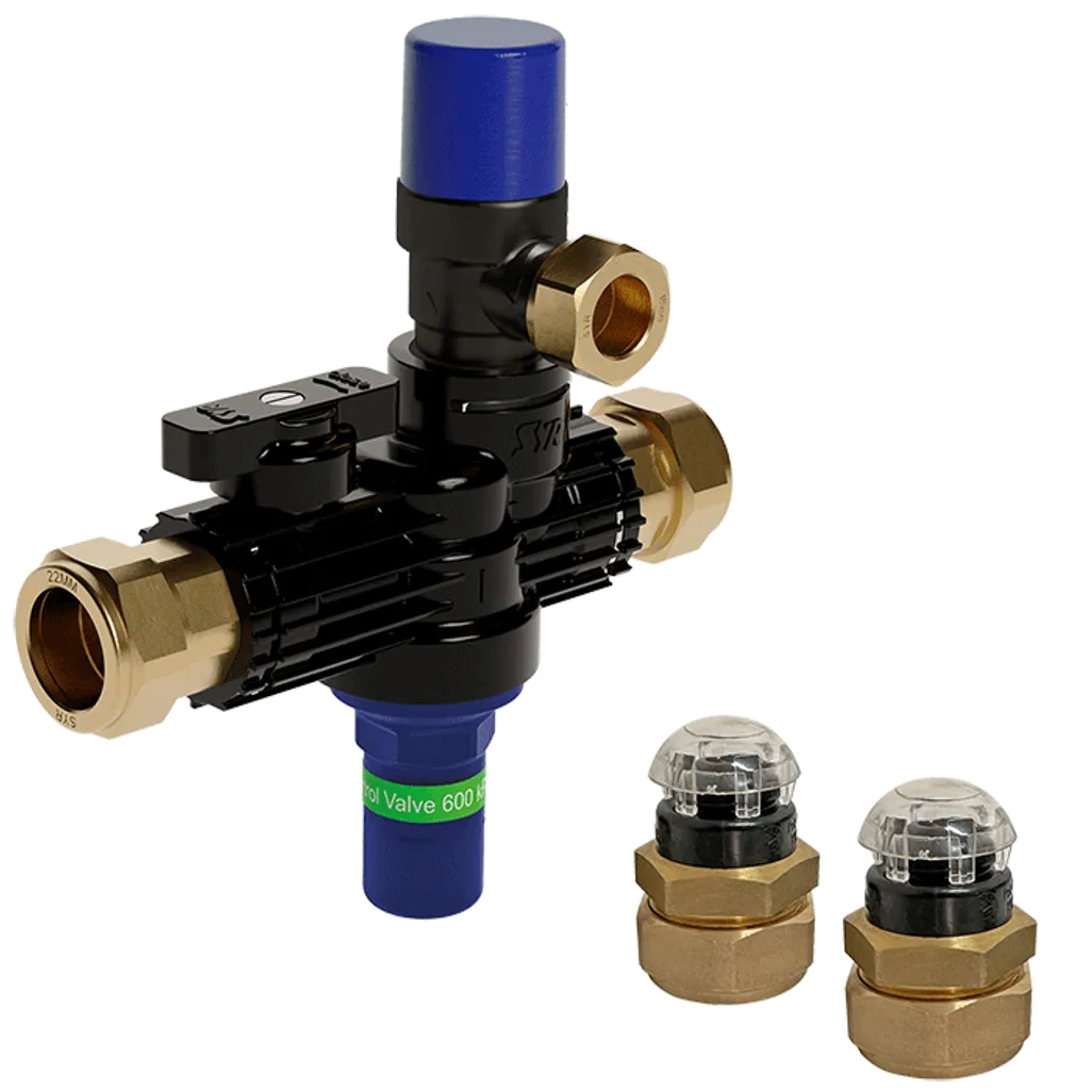 Multi Grivory Pressure Control Valve 600kPa/22mm Pack | Kwikot