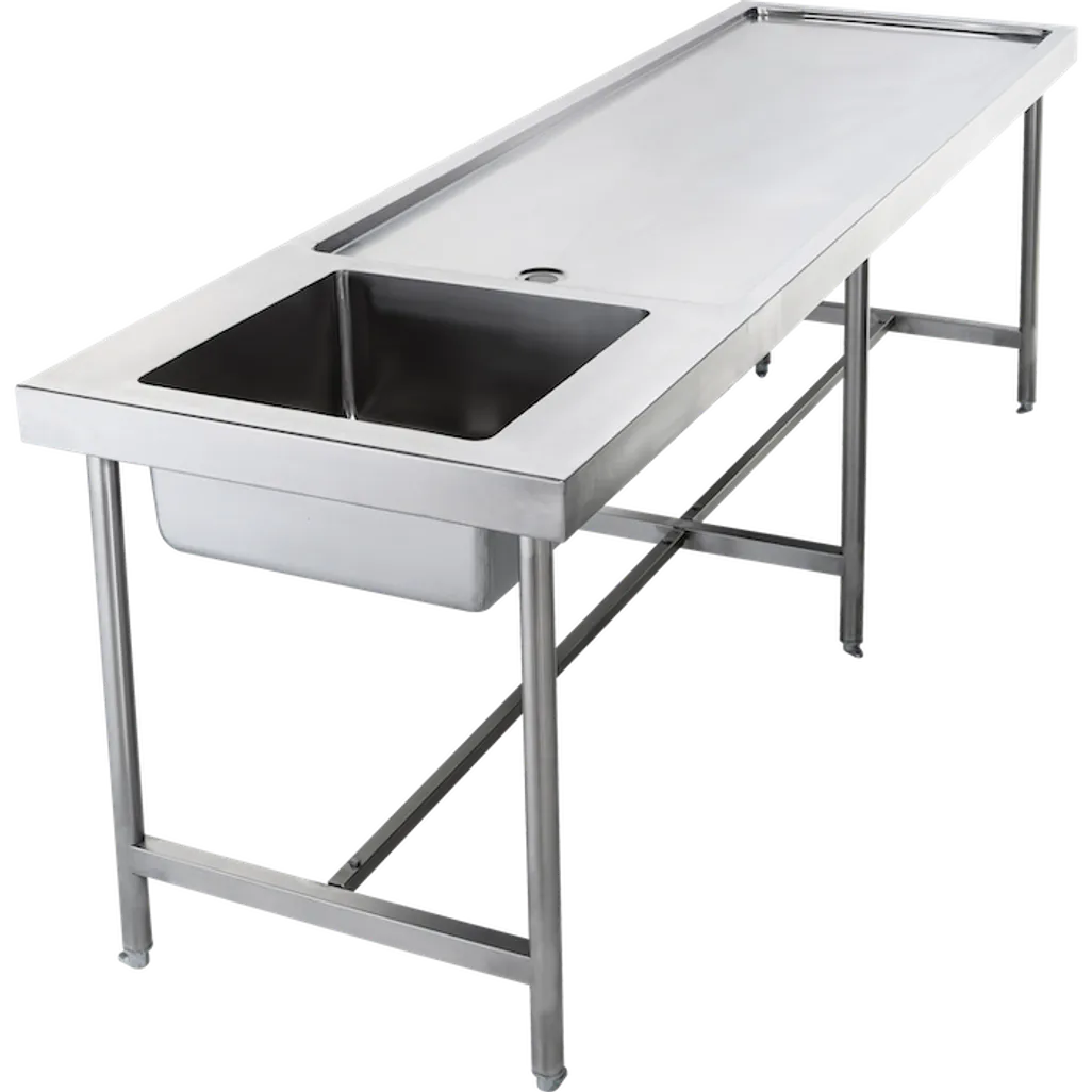 Post Mortem Table w/ Rinse Bowl | Kwikot