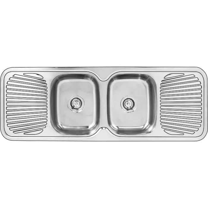 Sparta Series – Reversible Drop In Double Centre Bowl Sink | Kwikot