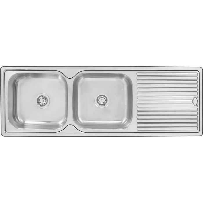 Hercules Series – Reversible Drop In Sink – Double End Bowls | Kwikot