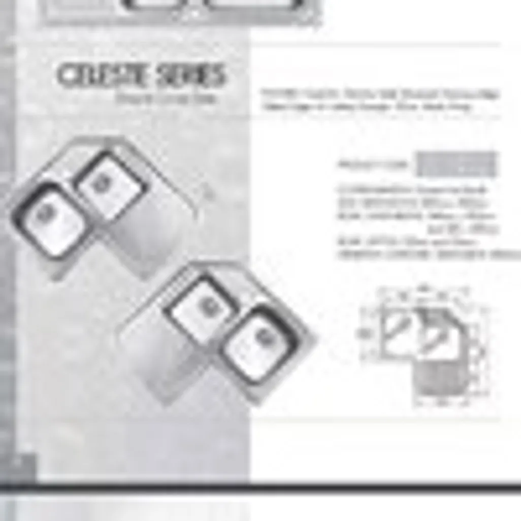 Celeste Series – Drop In Corner Sink – Double End Bowls | Kwikot