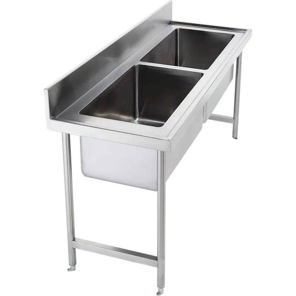 Pot Sinks – Double Bowl – KP2 Series | Kwikot