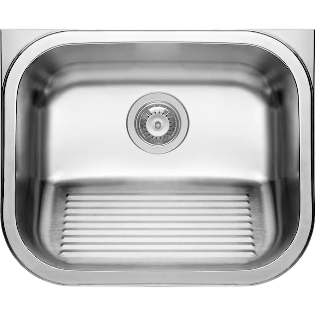 Laundry Series – Wall Mounted Washtrough – Single Trough w/ Rib | Kwikot