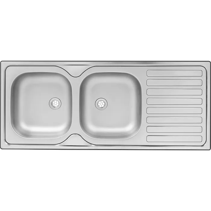 Caspar Series – Reversible Drop In Double End Bowl Sink | Kwikot