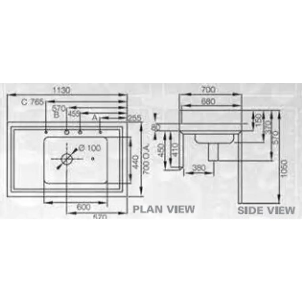 Sluice Sink – Single Bowl – Model SEL | Kwikot