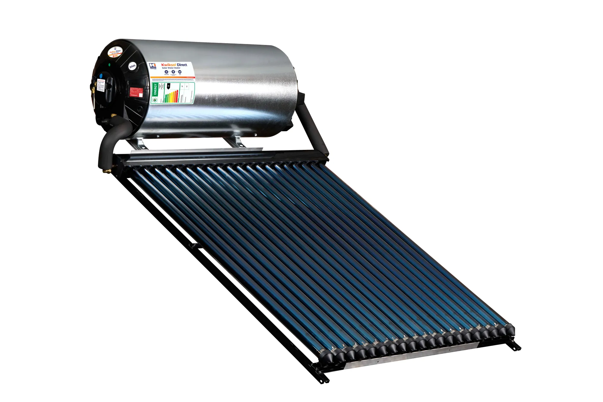 Kwiksol Direct System 200lt - Frost and Frost Free - w/ 20 Tubes | Kwikot