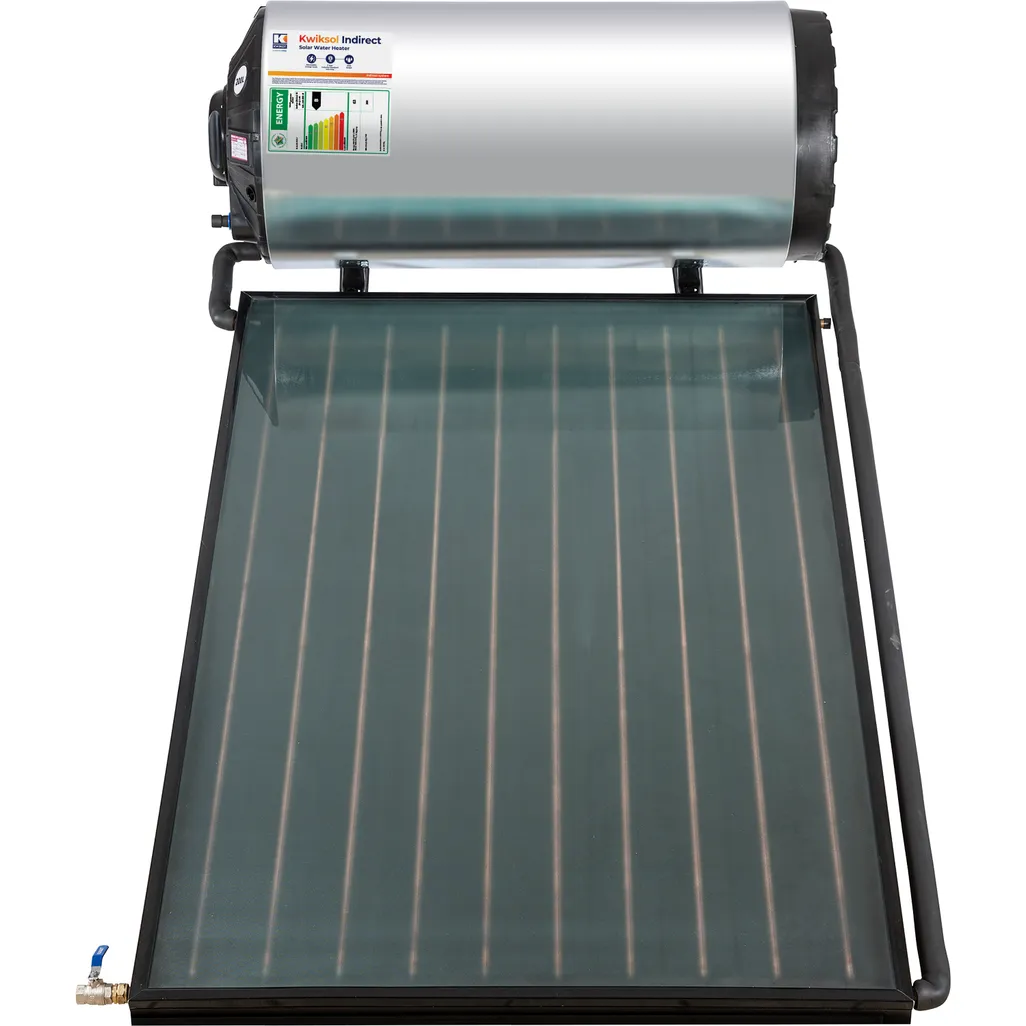 Kwiksol Indirect System 200lt - Frost prone with Flat Plate Panel | Kwikot