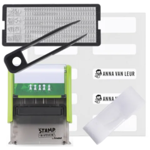 Stamp-n-stick DIY clothing marking set | SchoolsLoyaltyLink