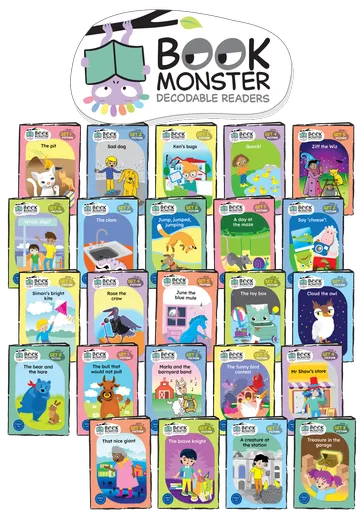 Book Monster Decodable Readers Series | SchoolsLoyaltyLink