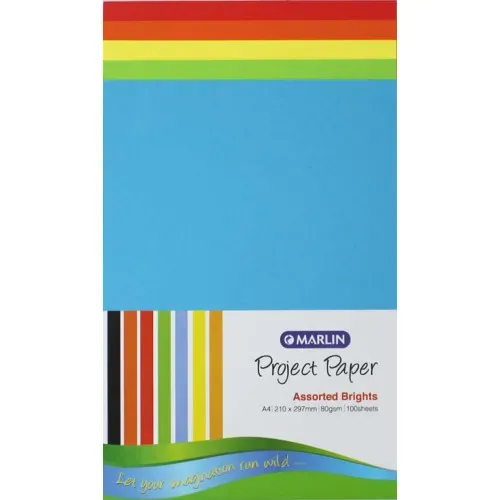 Marlin Paper A4 80g Rainbow 100 Sheet | SchoolsLoyaltyLink