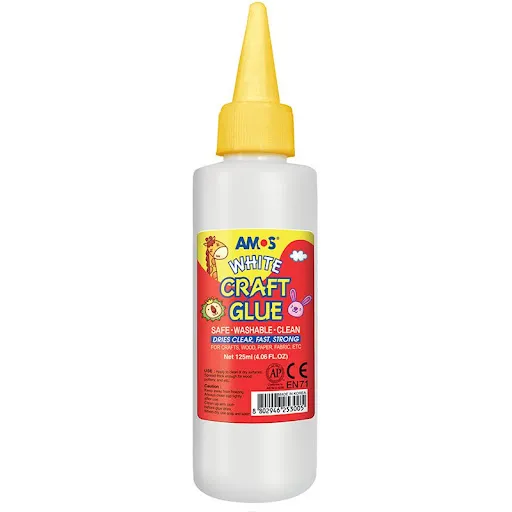 Amos Glue Craft - White 120ml | SchoolsLoyaltyLink
