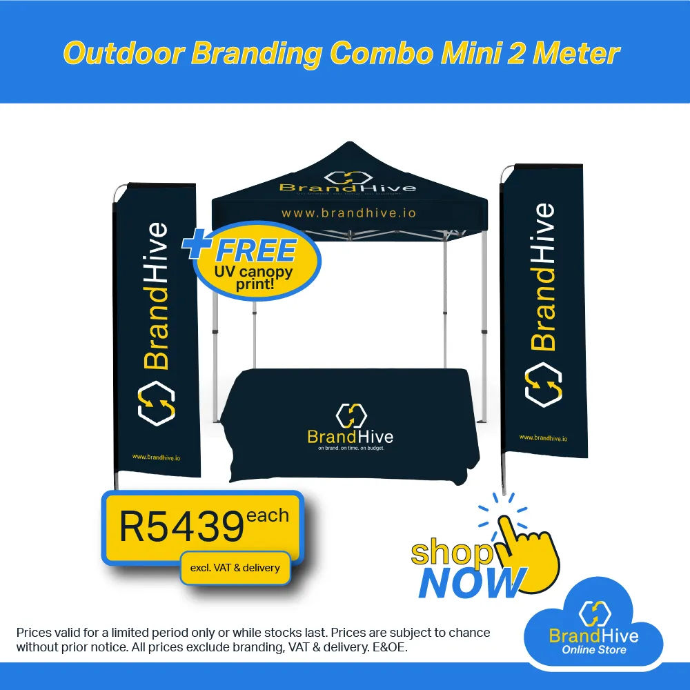 Outdoor Branding Combo Mini 2 Meter | Brand Hive