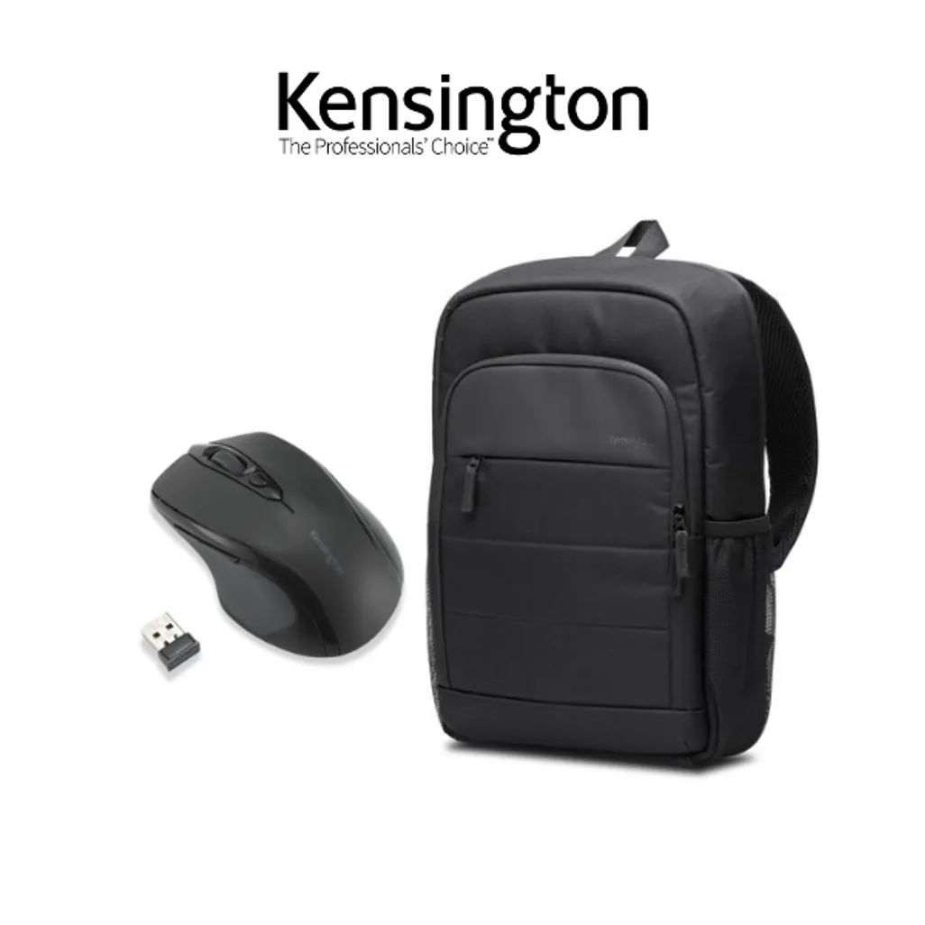 KENSINGTON EQ 15” TO 16” LAPTOP BACKPACK WITH WIRELESS MOUSE | Digital ...